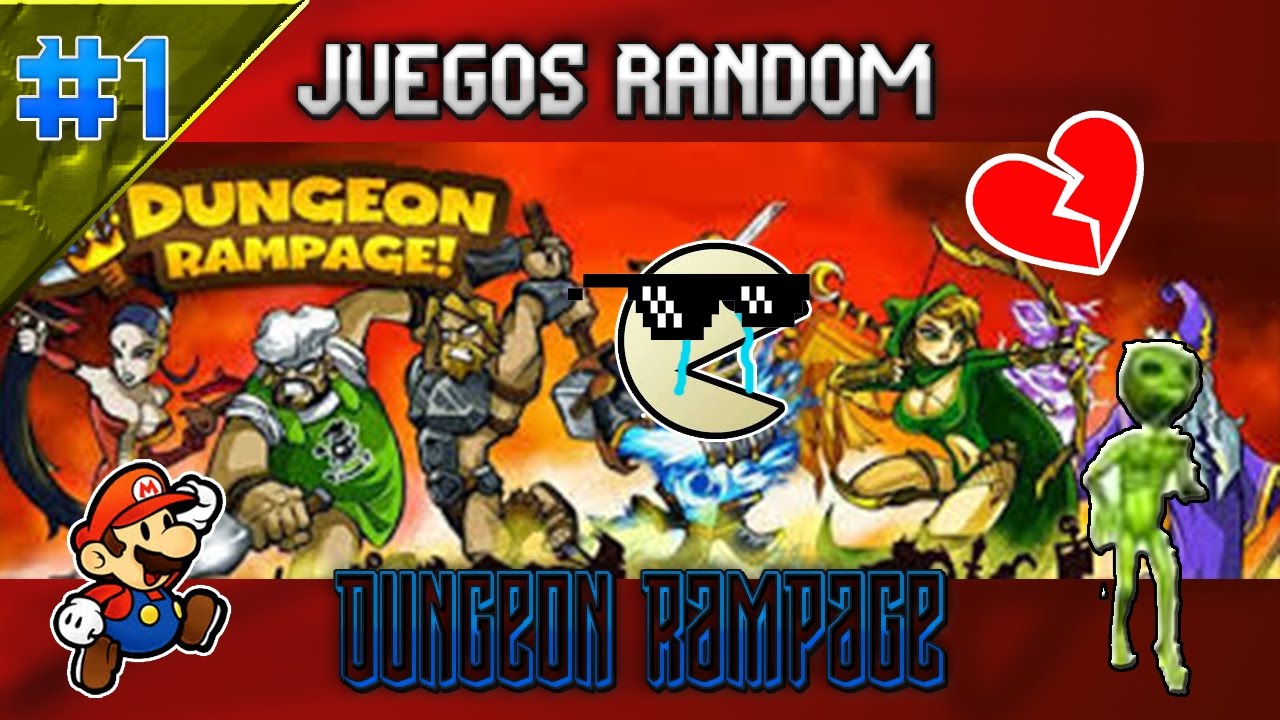 [Juegos Random] DUNGEON RAMPAGE - Partida intensamente random :v - YouTube