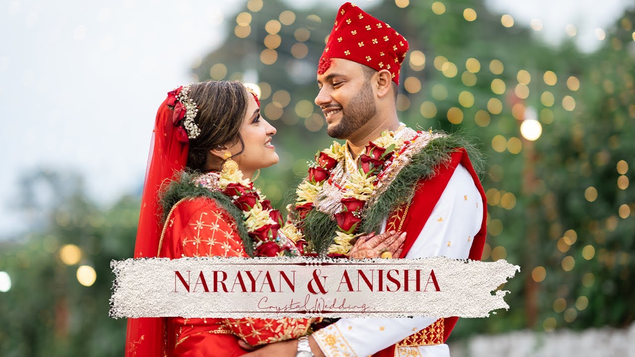 NARAYAN & ANISHA || 4K CINEMATIC WEDDING HIGHLIGHT || CRYSTAL WEDDING ...