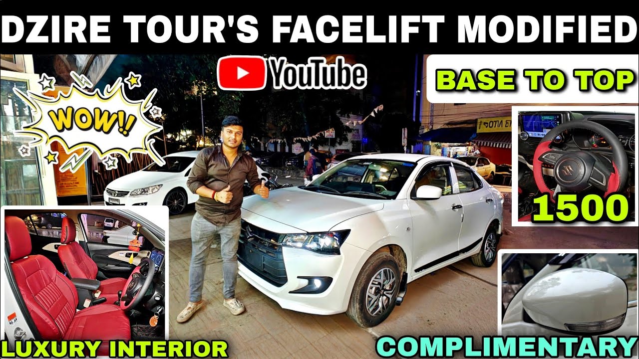 New Maruti Suzuki Dzire Facelift Tour's 2025 Genuine Modified |Price ...