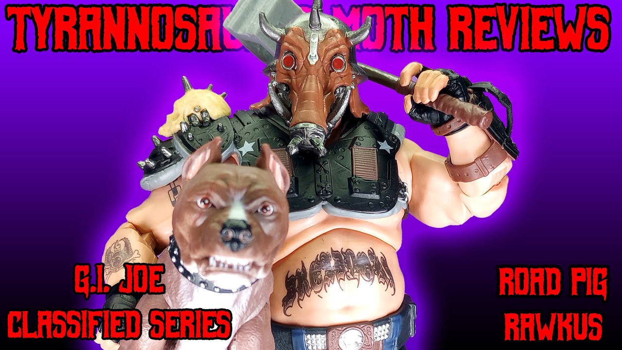Hasbro GI Joe Classified Series Road Pig and Rawkus figure review - YouTube