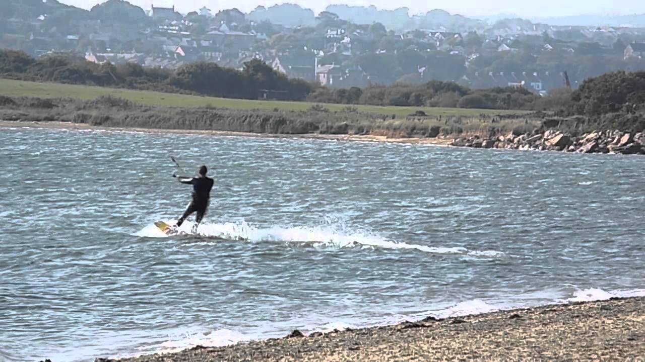 Kite surfing in Ardcavan, Wexford - YouTube