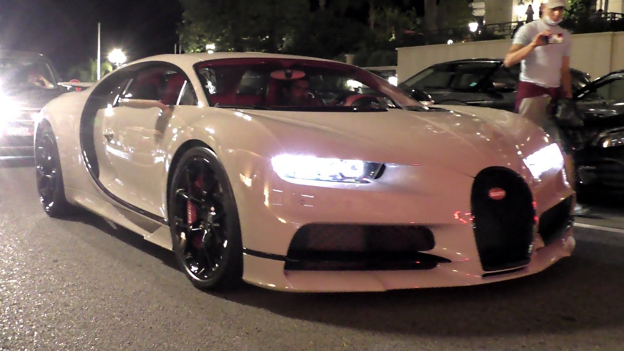 Grey Bugatti Chiron Driving in Monaco - YouTube