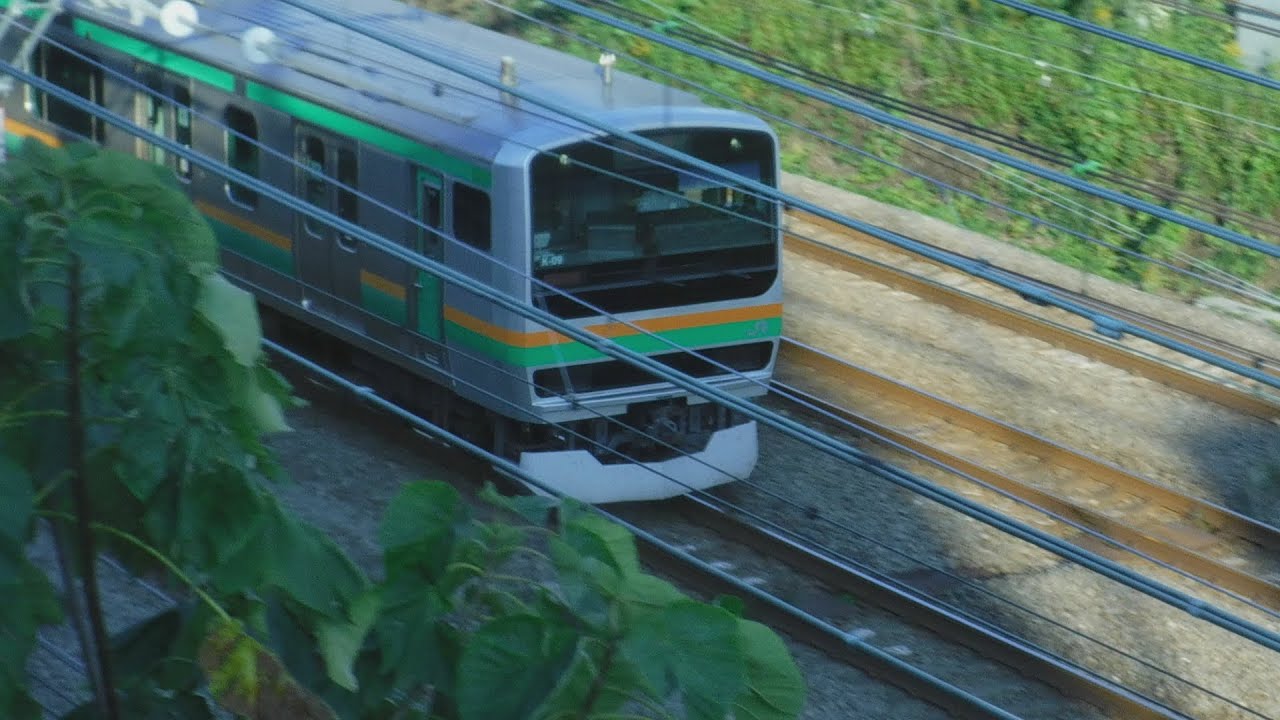 横須賀線普通久里浜行きE235系1439Sと回送E231系K09+E231系S-23、横浜線根岸線直通各駅停車桜木町行きE233系4422KH020が走行！ - YouTube