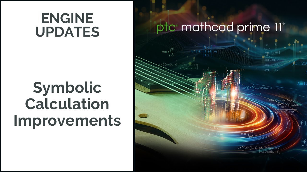 Symbolic Calculation Improvements | Mathcad Prime 11 - YouTube