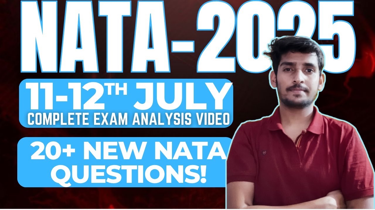11-12th July NATA Exam Questions | Official Questions | Opportunity To ...