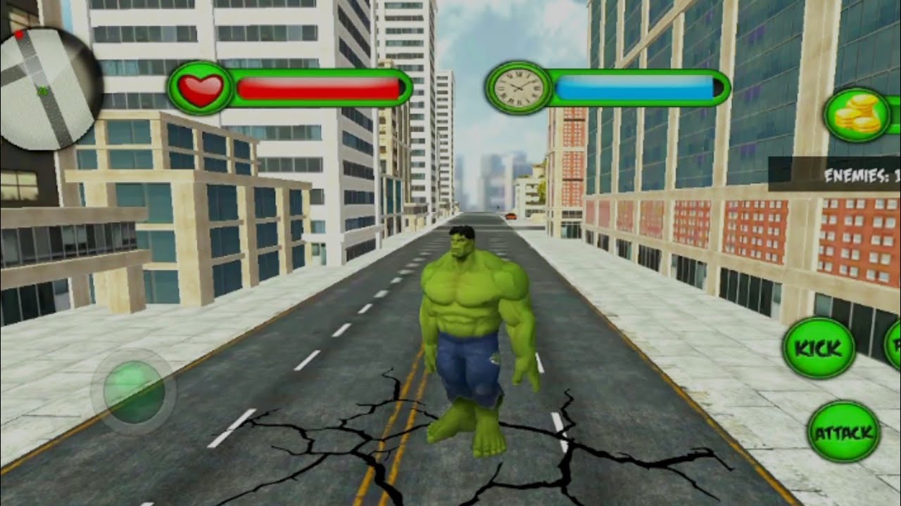 The Incredible Hulk Gameplay || android gameplay - YouTube