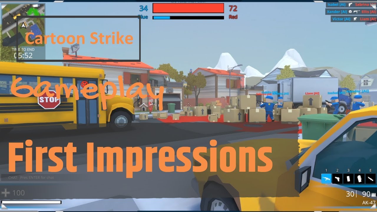 Cartoon Strike - Gameplay - First Impressions - YouTube