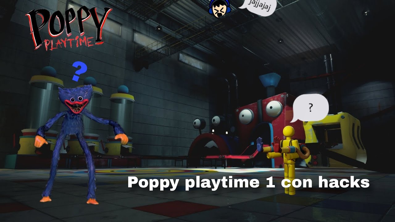 Poppy playtime 1 con hacks - YouTube
