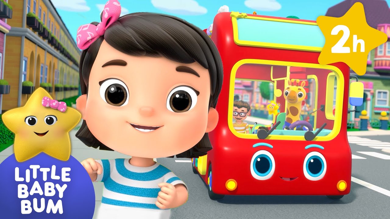 Mia and Little Red Bus!! | LittleBabyBum Song Mix - YouTube