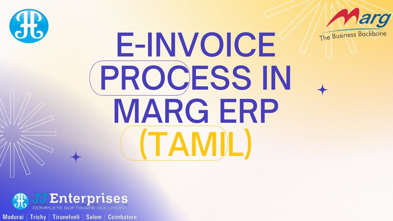 E-Invoice Process in Marg ERP (Tamil) Helpline: 0452-4240740. - YouTube