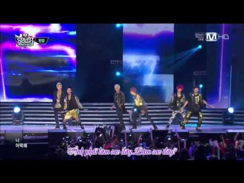 [Vietsub] 130829 Intro + Rocking + Miss Right + To you - TEEN TOP @ What's Up LA Mnet M!Countdown