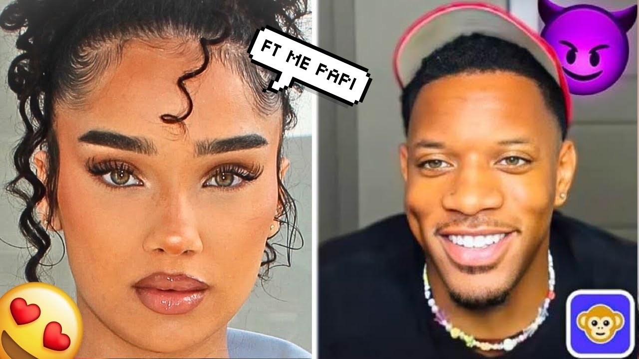 SHE TRIED TO FLASH ME 😱😱 (MONKEY APP) - YouTube