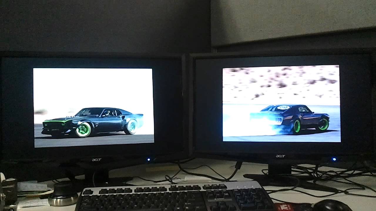 Dual Image Screen Saver - YouTube