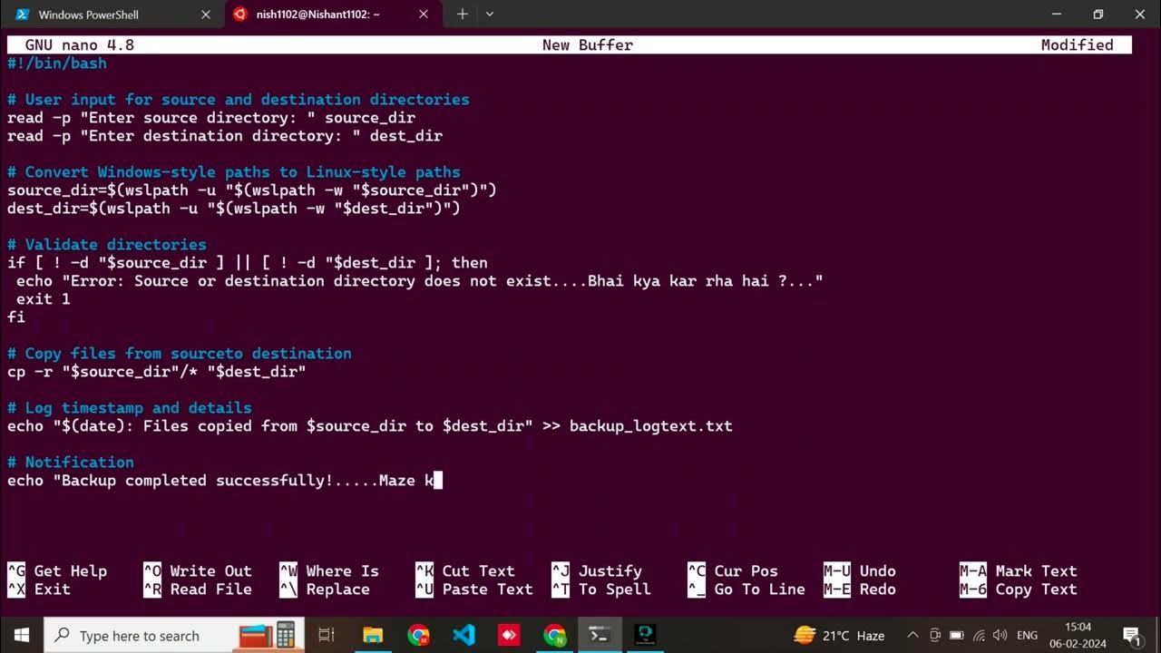 Creating a Shell Script: Automating Tasks with Bash - YouTube