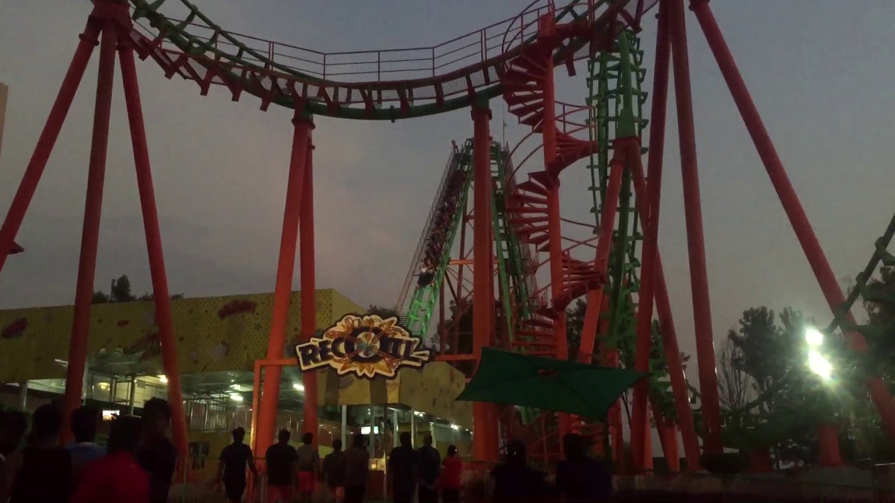 Recoil roller coaster | wonderla amusement park | Bangalore - YouTube