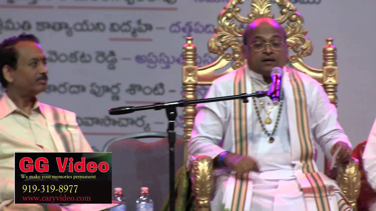 Garikapati Narasimha Rao - Avadhanam at ATA 2014 - YouTube