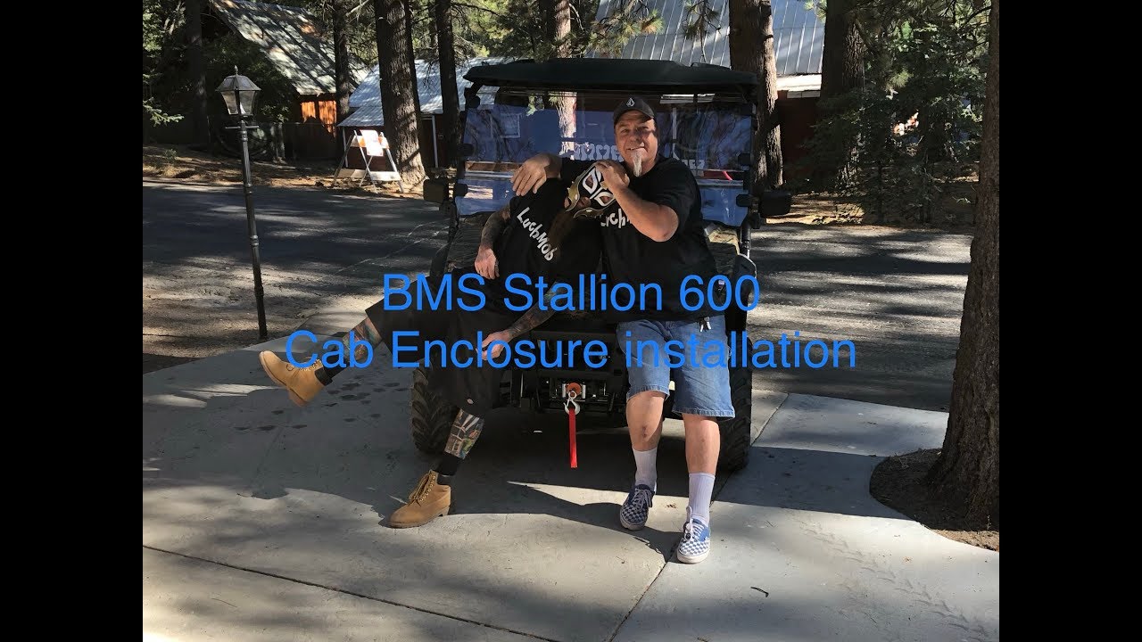 BMS Stallion 600 Cab Enclosure Installation - YouTube