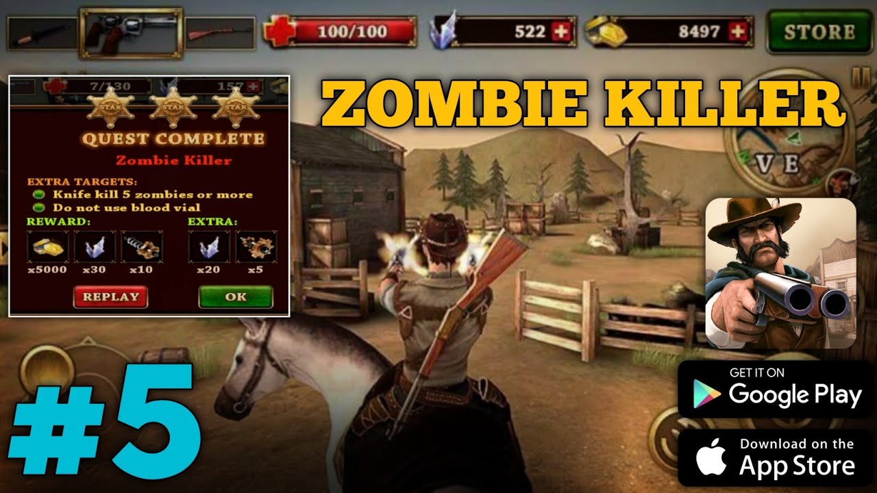 Zombie Killer || Quest complete || west Gunfighter Gameplay - YouTube