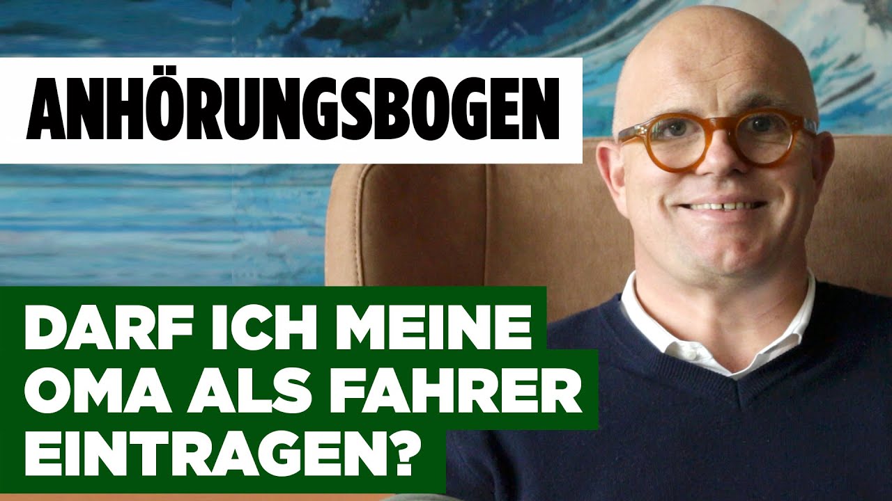 Anhörungsbogen richtig ausfüllen | Wann darf ich falsche Angaben machen ...