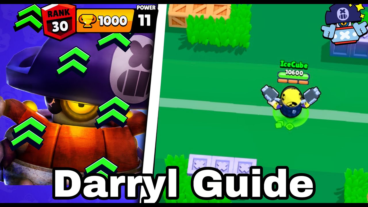Complete DARRYL Guide. #brawlstars #darryl - YouTube