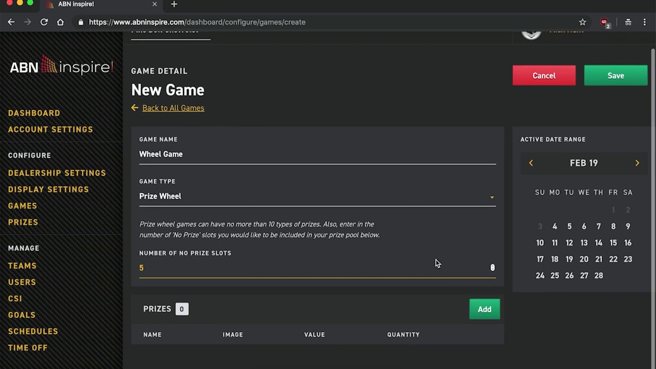 Setting Up ABN Inspire! Games - YouTube