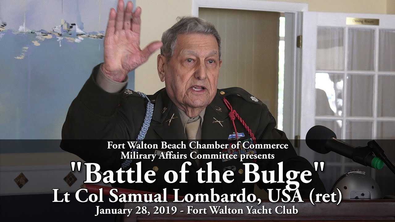 "The Battle of the Bulge" as Remembered by Lt Col Samuel Lombardo - YouTube