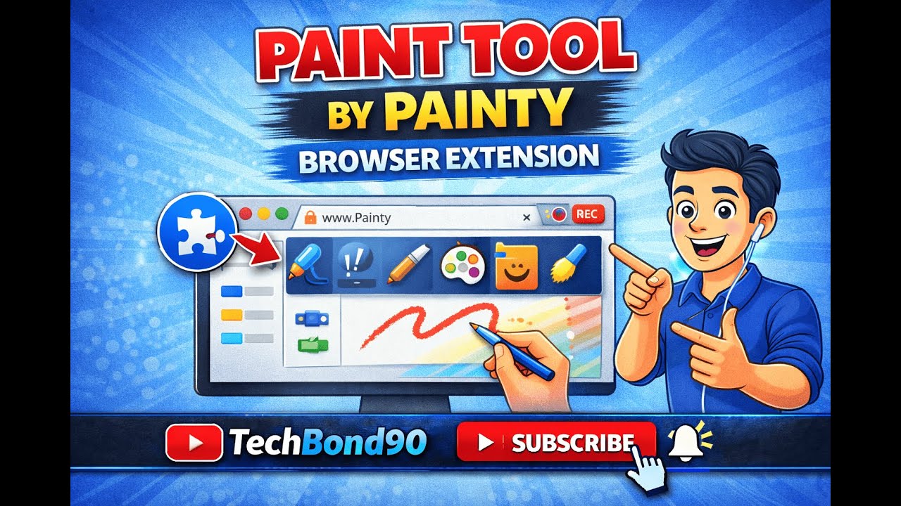 PAINT TOOL BY PAINTY BROWSER EXTENSION - YouTube