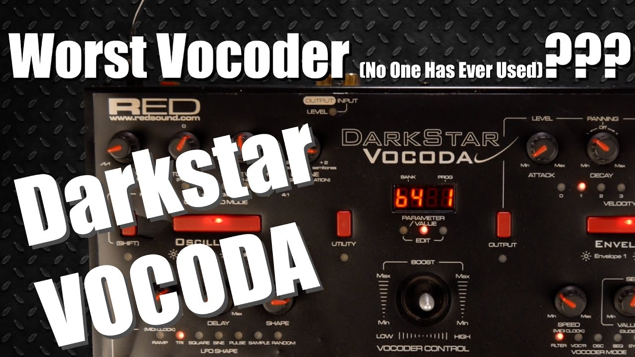 Bad Gear - Red Sound Darkstar VOCODA - Worst Vocoder No One Has Ever ...