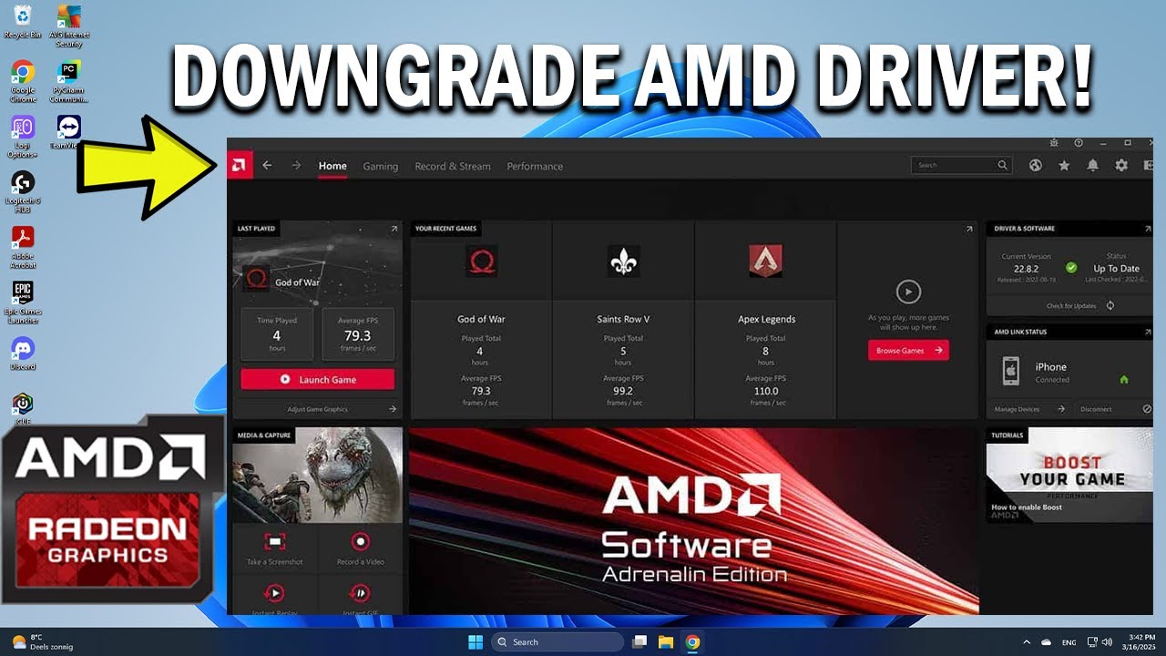 How To Install Previous AMD Drivers & Downgrade to Older AMD Driver ...