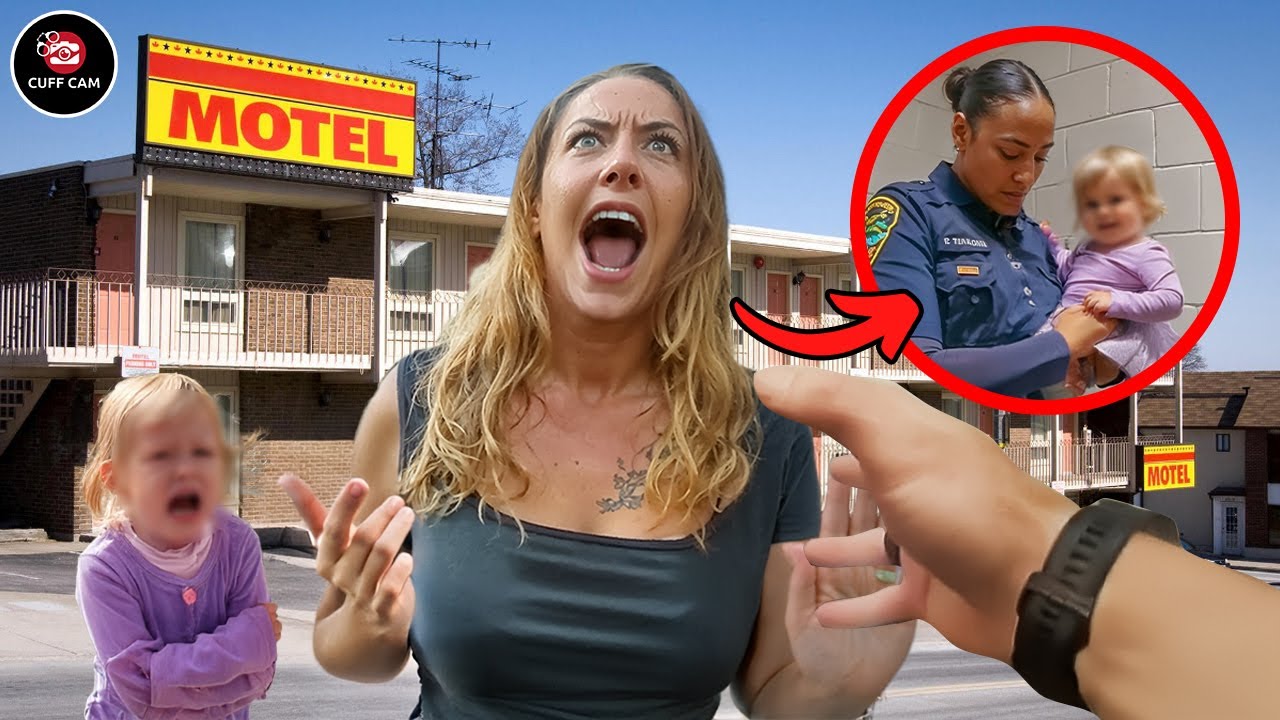 Police RESCUE Toddler Left Outside As Mom Found at Motel With Zero ...