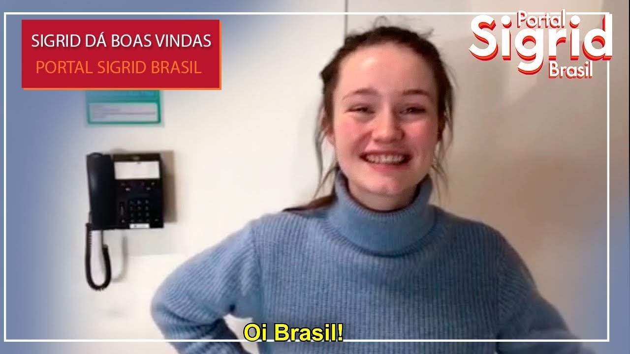Sigrid dá boas vindas aos fãs brasileiros (legendado) - YouTube