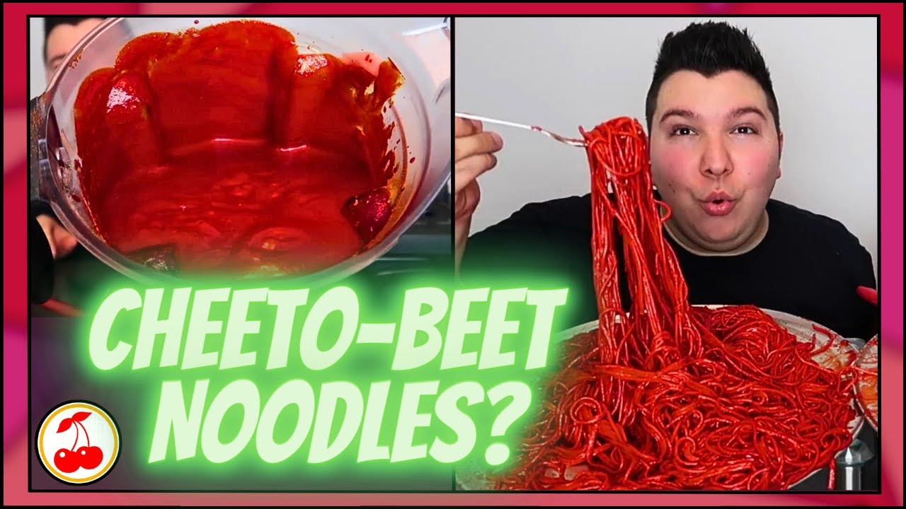 Nikocado does FLAMING HOT CHEETO noodles | Funny Mukbangs - YouTube
