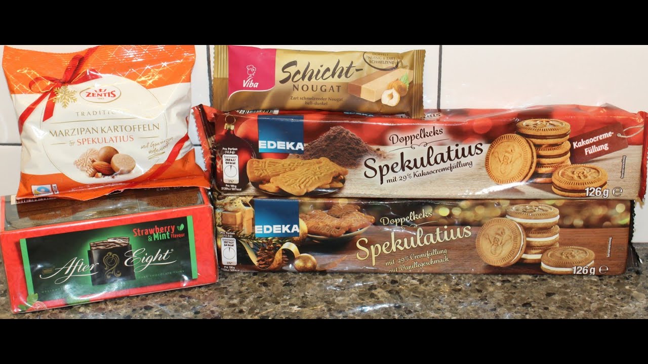 Marzipan Kartoffeln, Edeka Doppelkeks Spekulatius, After Eight ...