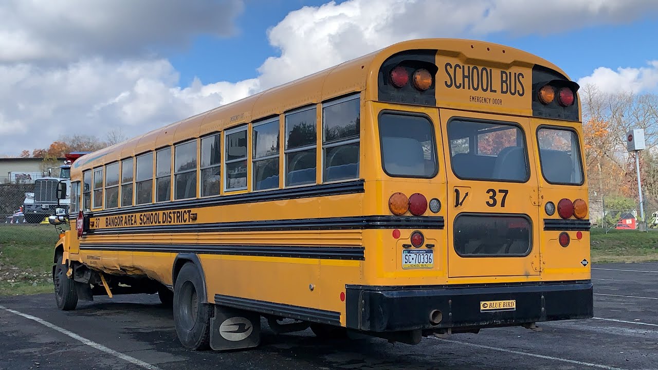 Wrecked 2015 Blue Bird Vision Propane - YouTube