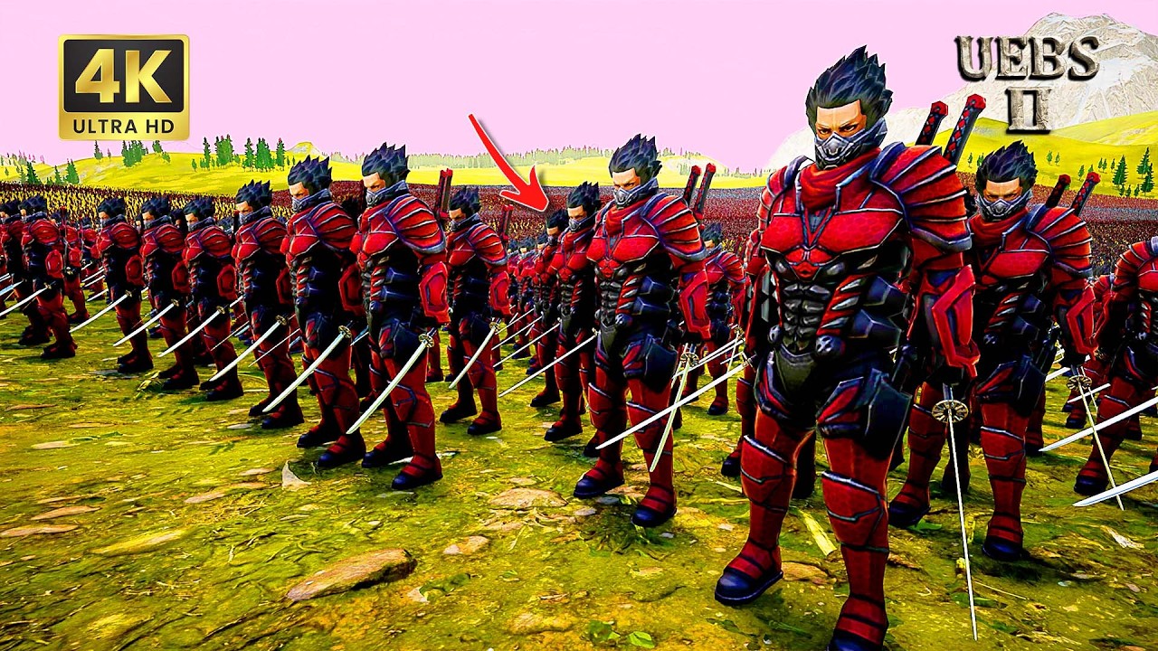 RED NINJA CLAN VS 1200000 SYNTHS VS BEASTIGOR HORDE VS 988k ROMAN ...