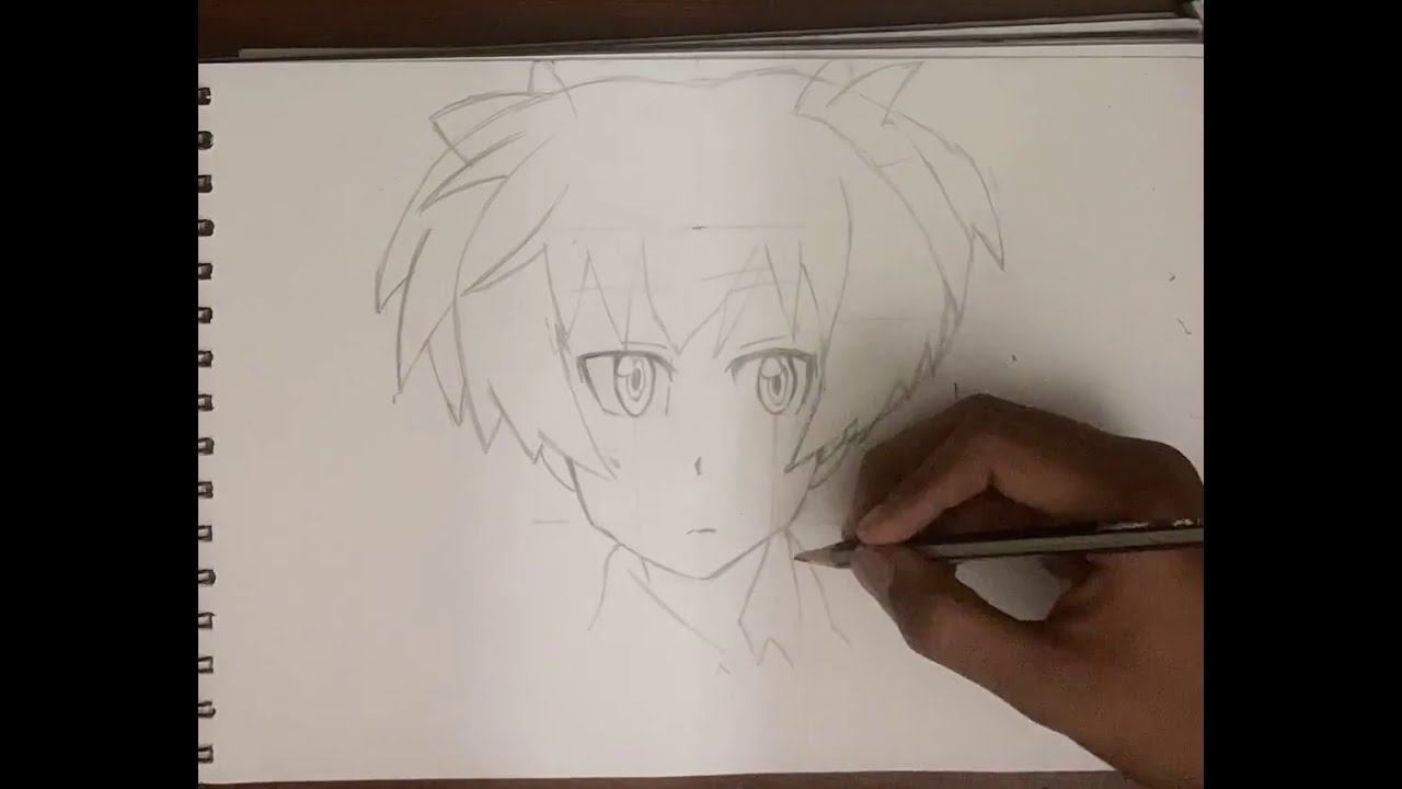 Drawing Nagisa Shiota from Assassination Classroom [Time Lapse] - YouTube