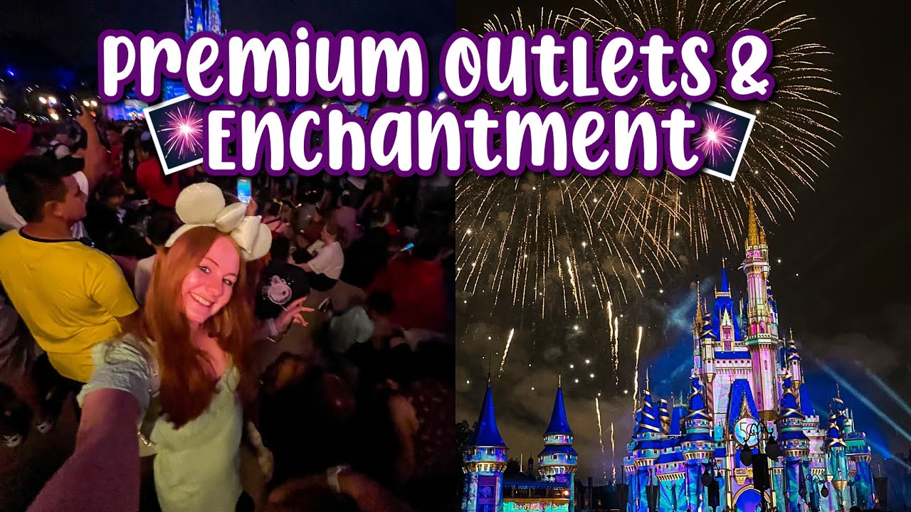 WALT DISNEY WORLD VLOG | Orlando Premium Outlets & Magic Kingdom ...