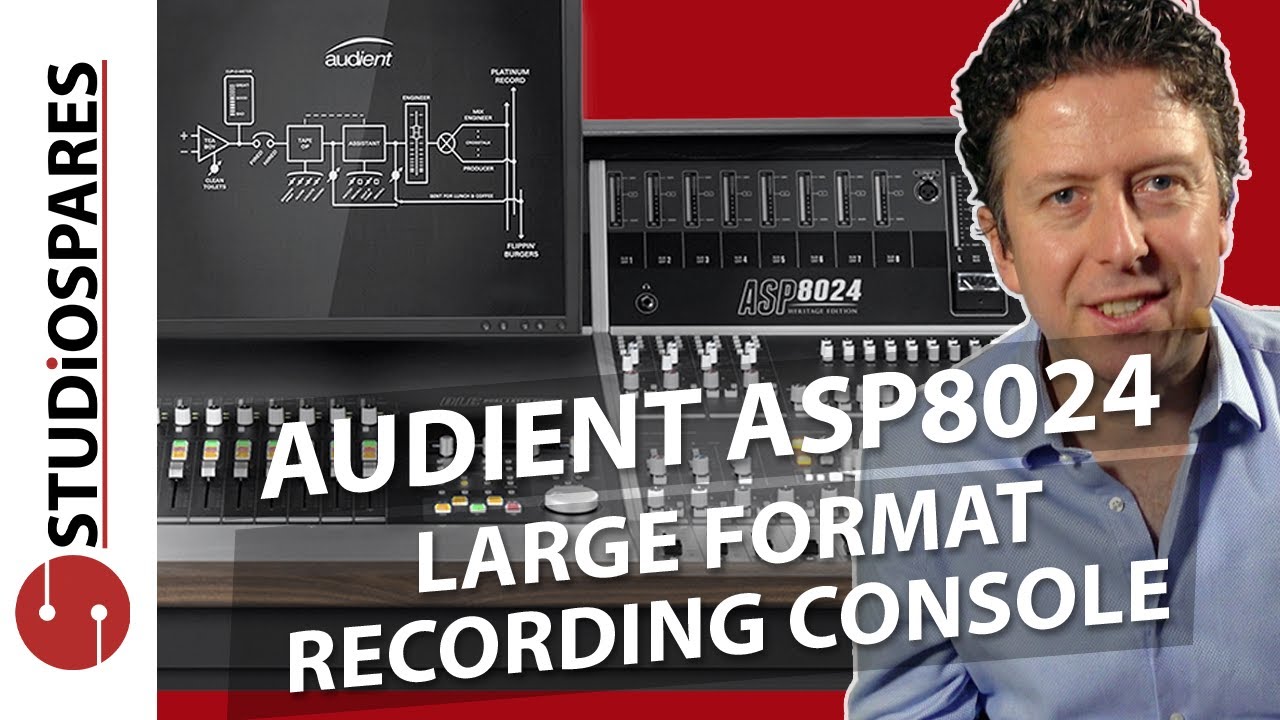 Audient ASP8024 Large Format Recording Console - YouTube
