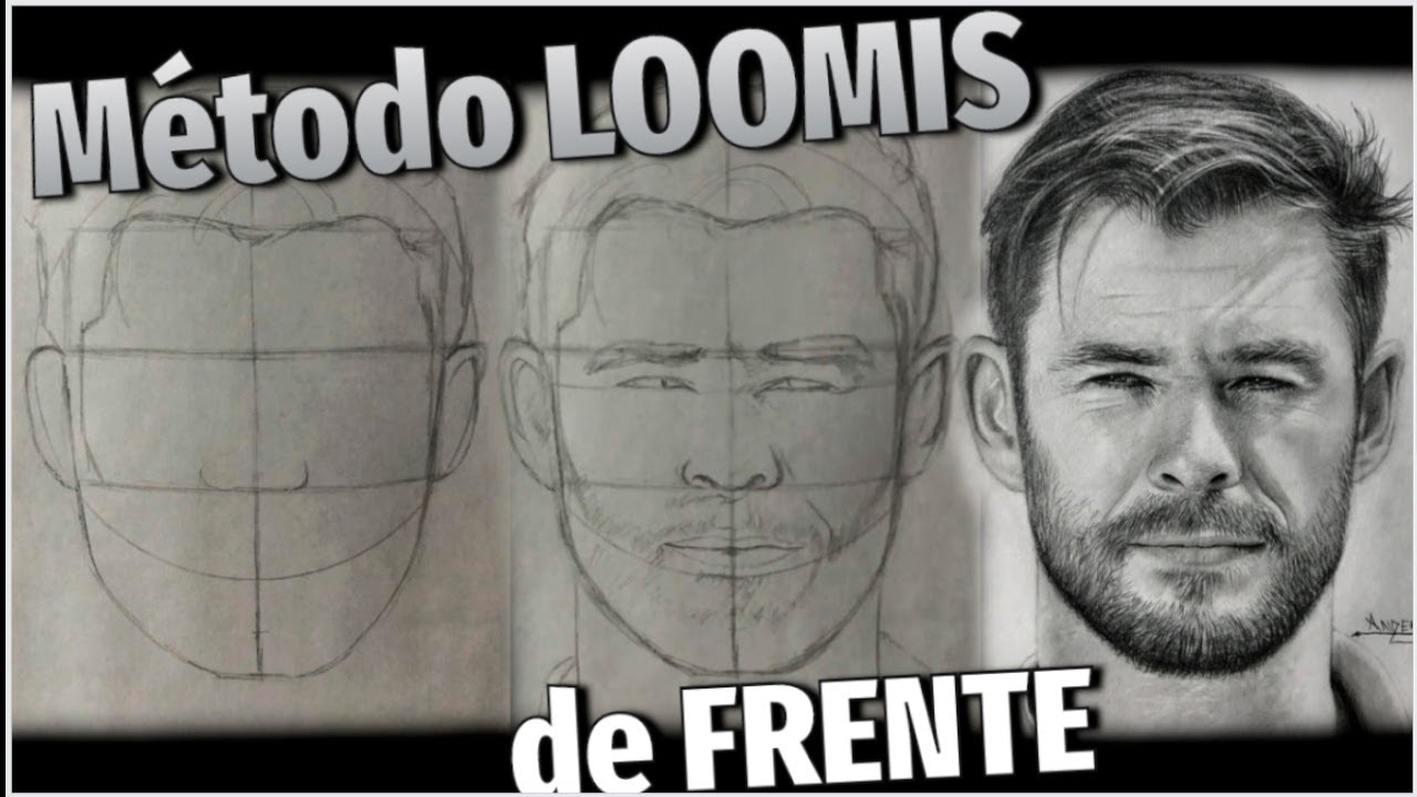 Cómo aplicar el METODO LOOMIS en CUALQUIER ÁNGULO/ TIEMPO REAL/ Parte 1 ...