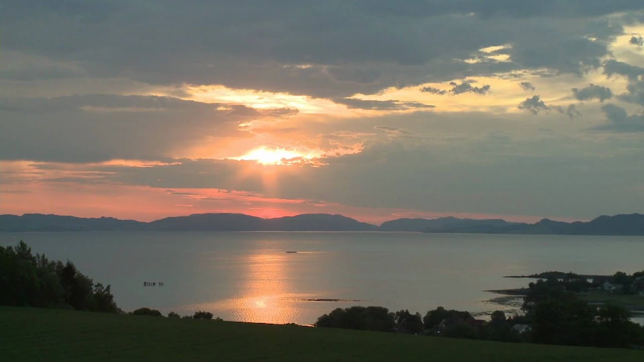 Norwegian midsummer sunrise (Filmed in and made for HD) - YouTube