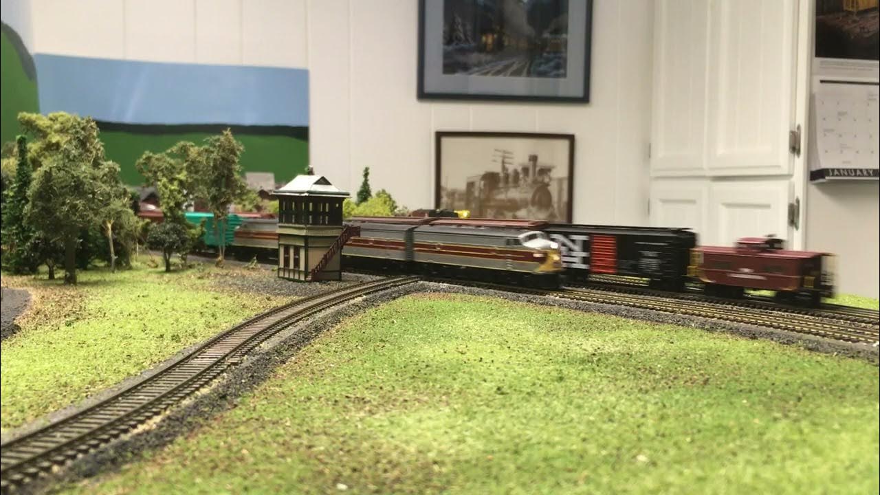 Ron Smith's N Scale Southern Tier Lines Layout - Division 11 Club Meeting (1/19/25) - YouTube