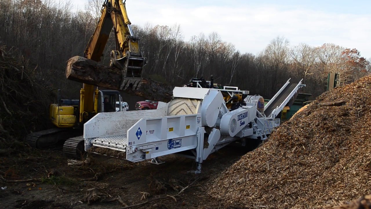 Diamond Z H6000 Grinding Logs - YouTube