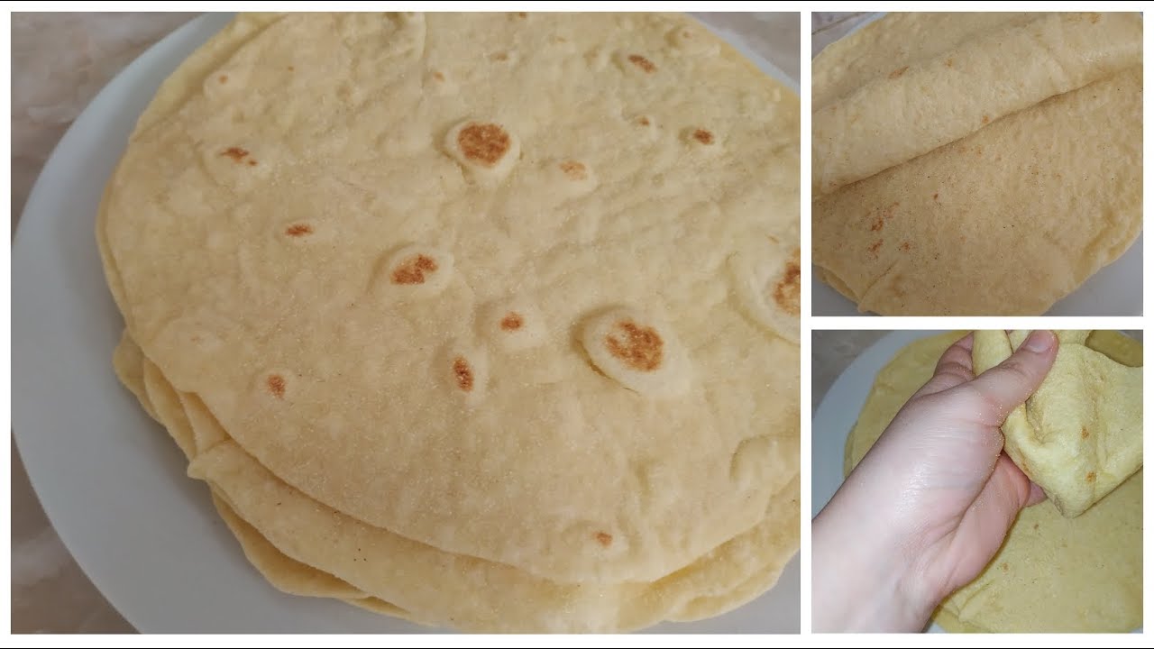 Pain chawarma fait maison - 100 % أسرع طريقة لتحضير خبز الشاورما ساهل ...
