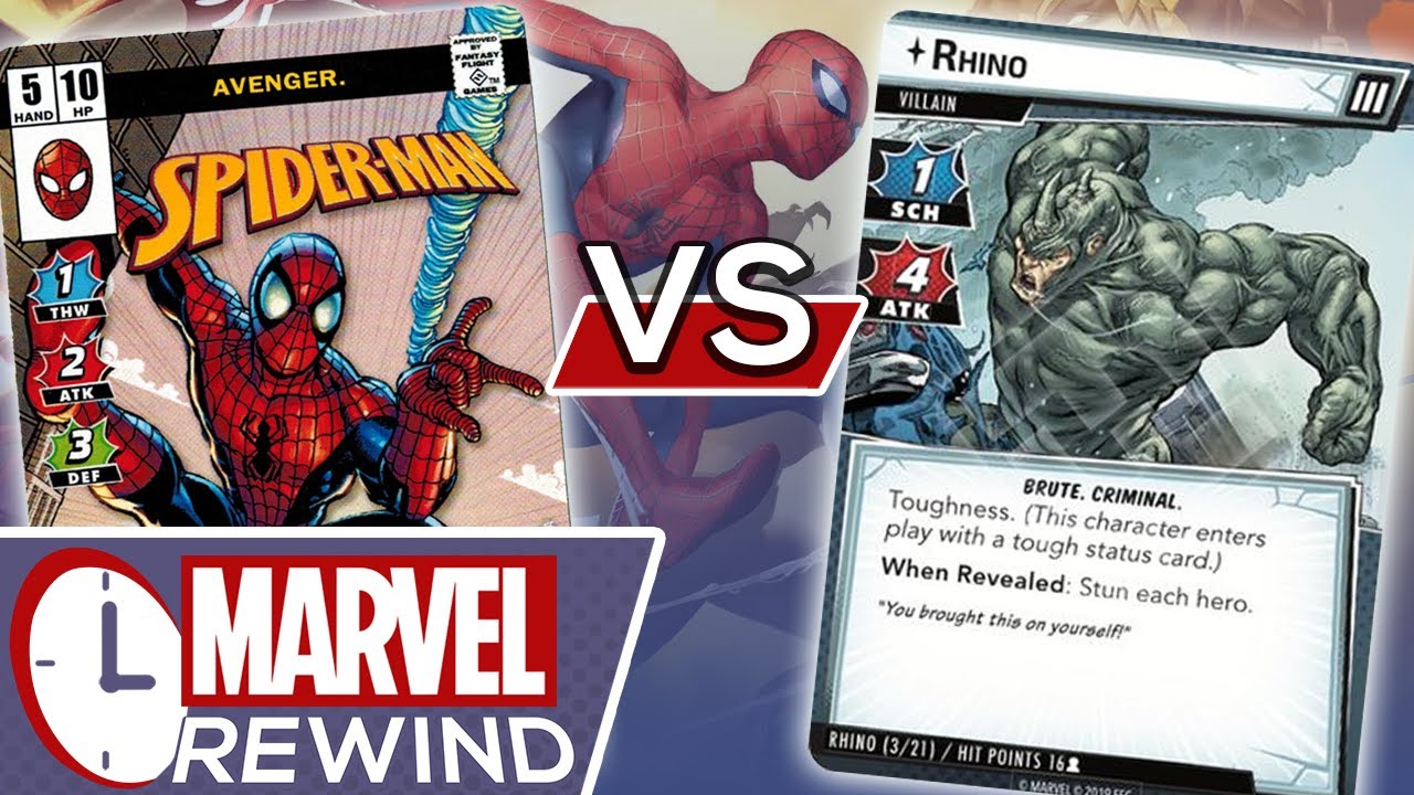 SPIDER-MAN vs. RHINO (EXPERT) | Marvel REWIND - EP1 | Marvel Champions ...