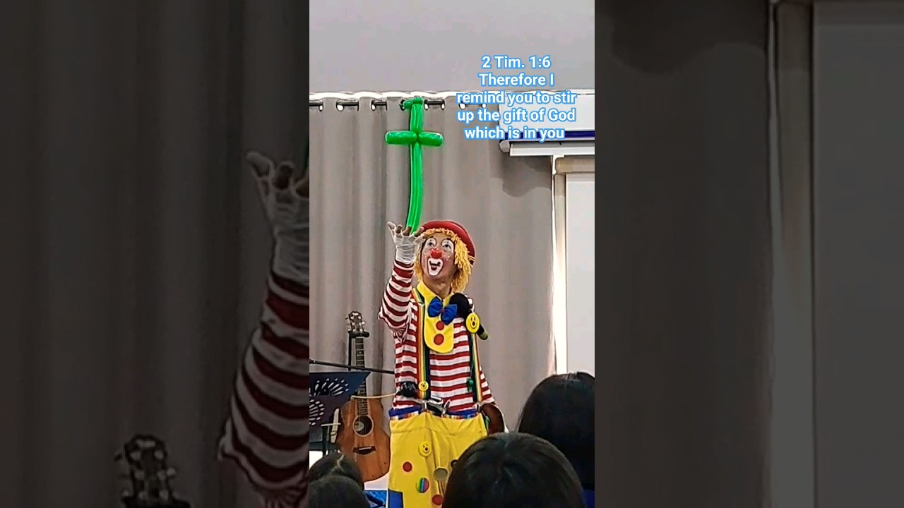 The Clown who shares the Gospel of Christ 🙌 ️ (Part 1) - YouTube