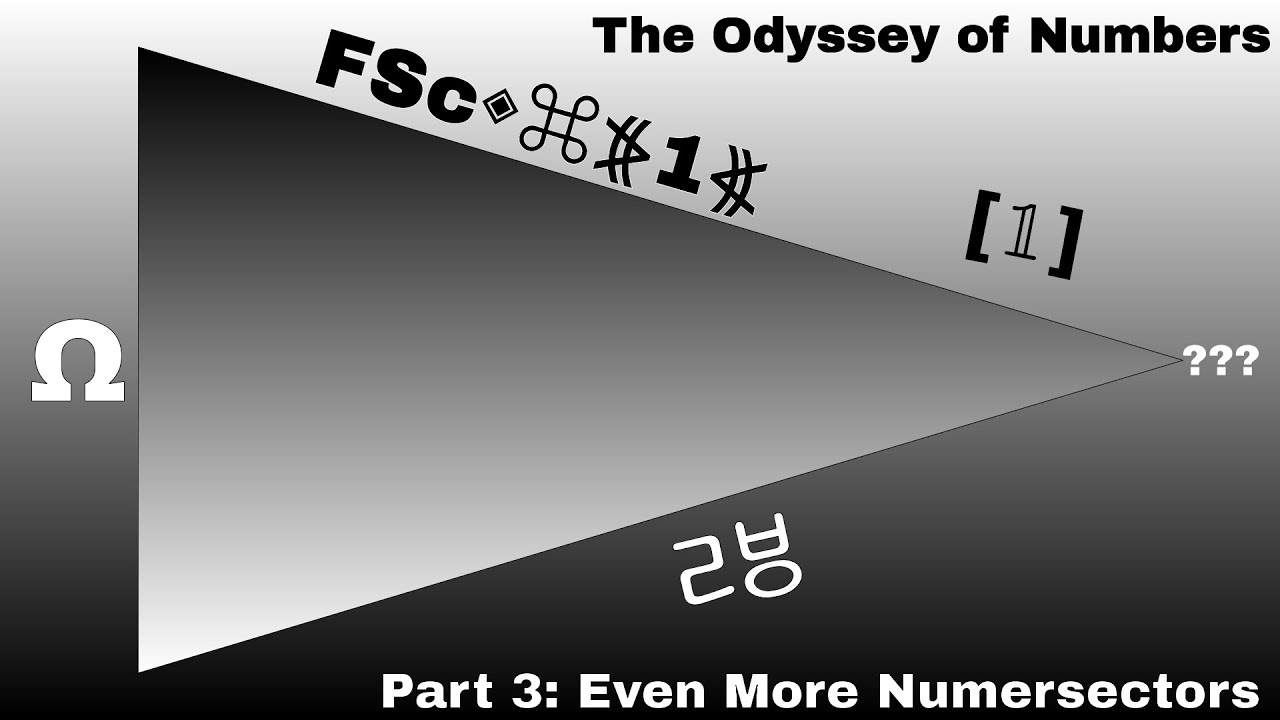 The Odyssey of Numbers Part 3: Even More Numersectors - YouTube