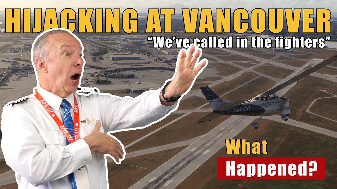 Pilot Hijacks Cessna and Shuts Down Vancouver Airport - YouTube
