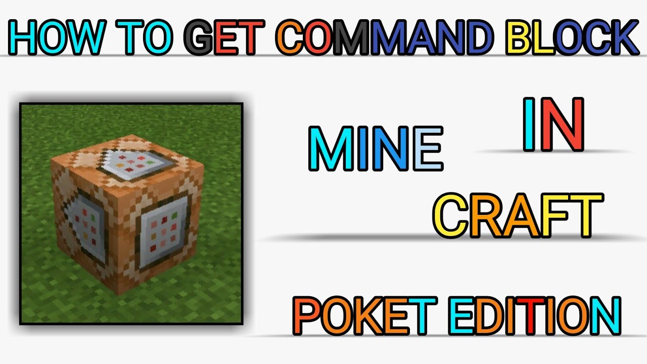 How to give command block in minecraft pocket edition - YouTube