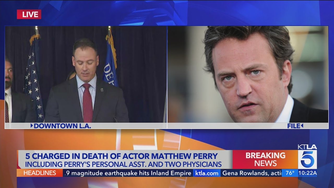 Authorities announce arrests in 'Friends' actor Matthew Perry's death ...