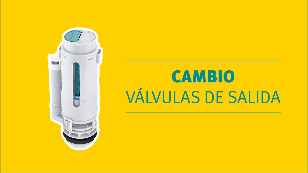GRIVAL I ¿Cómo cambiar la válvula de salida de sanitarios? - YouTube